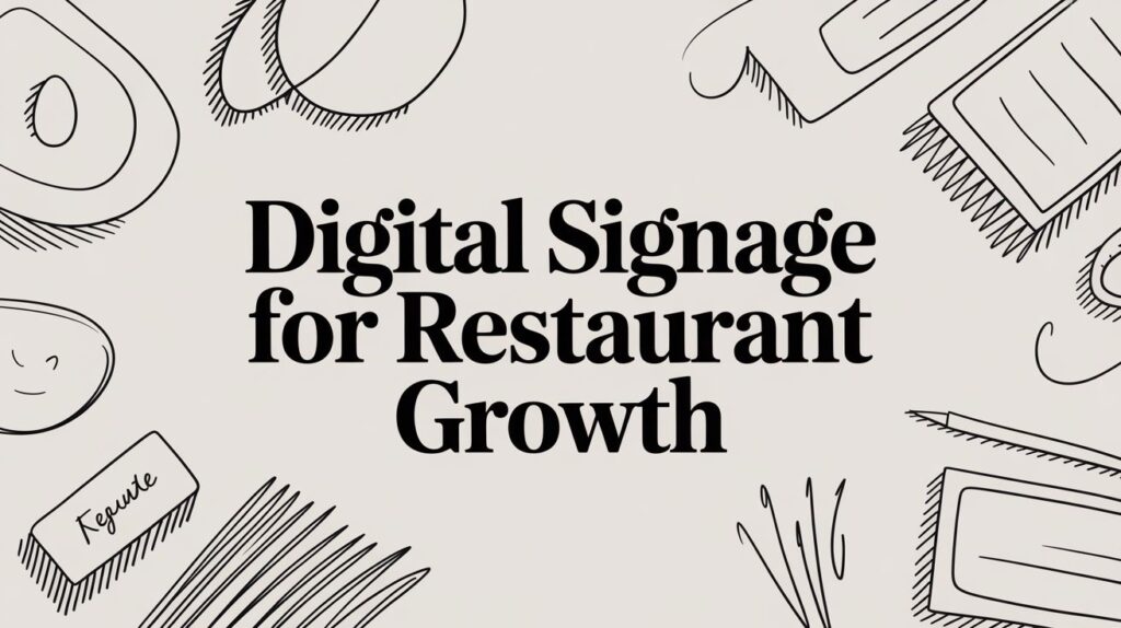 Digital Signage for Restaurant Growth