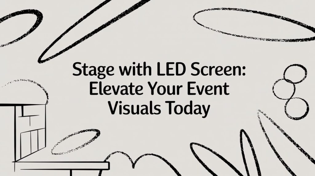 Stage with led screen: Elevate Your Event Visuals Today