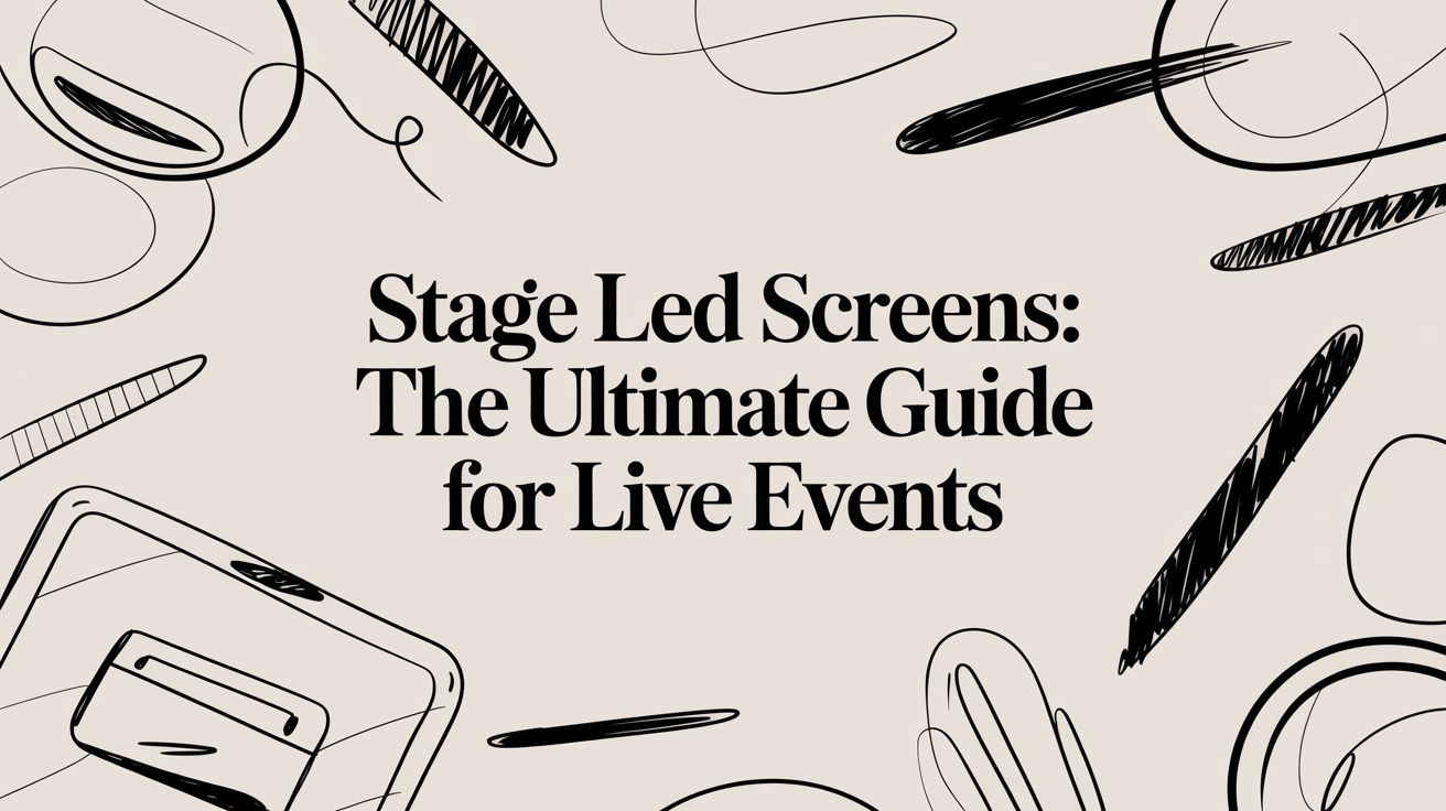Stage led screens: The Ultimate Guide for Live Events